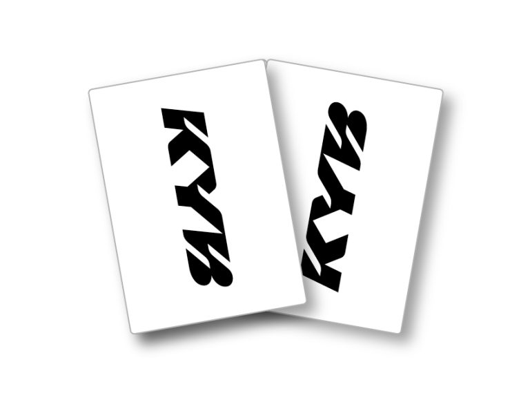Split Works - Stickers transparent KYB noir