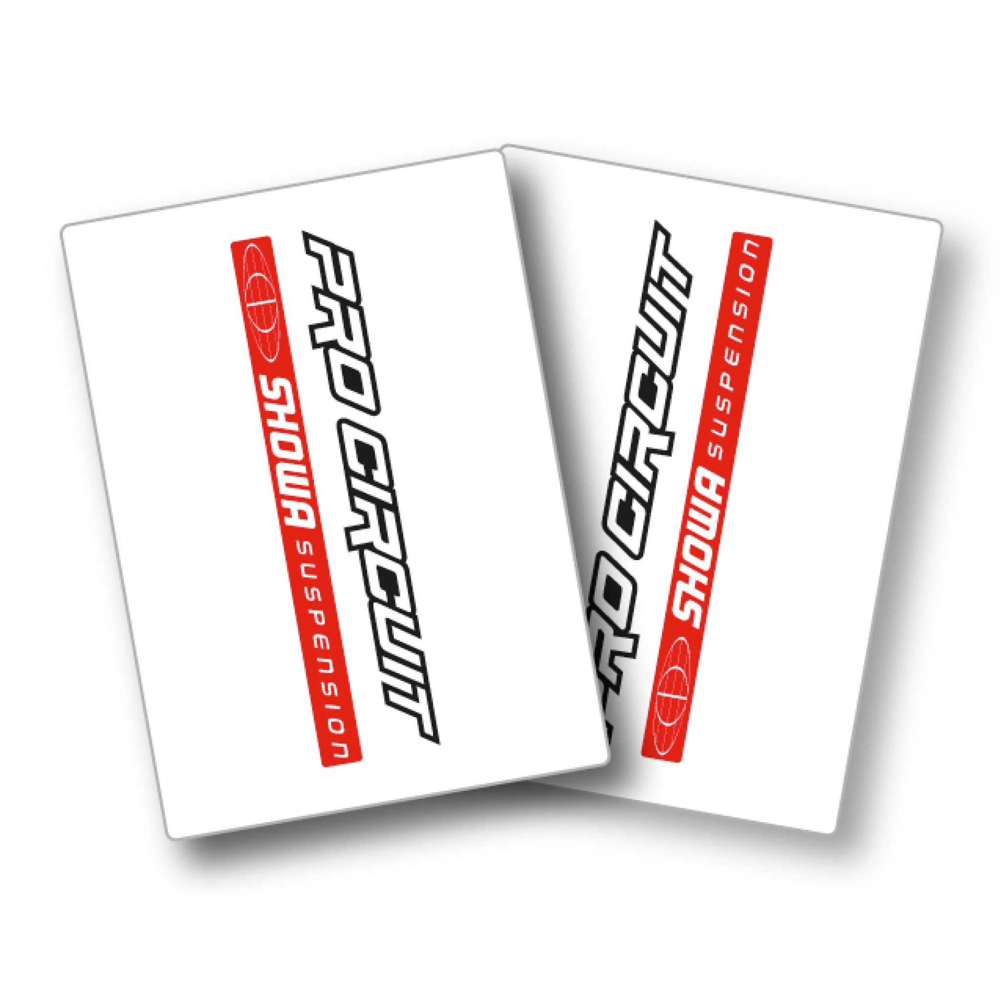 Split Works - Stickers transparent Pro Circuit Showa noir