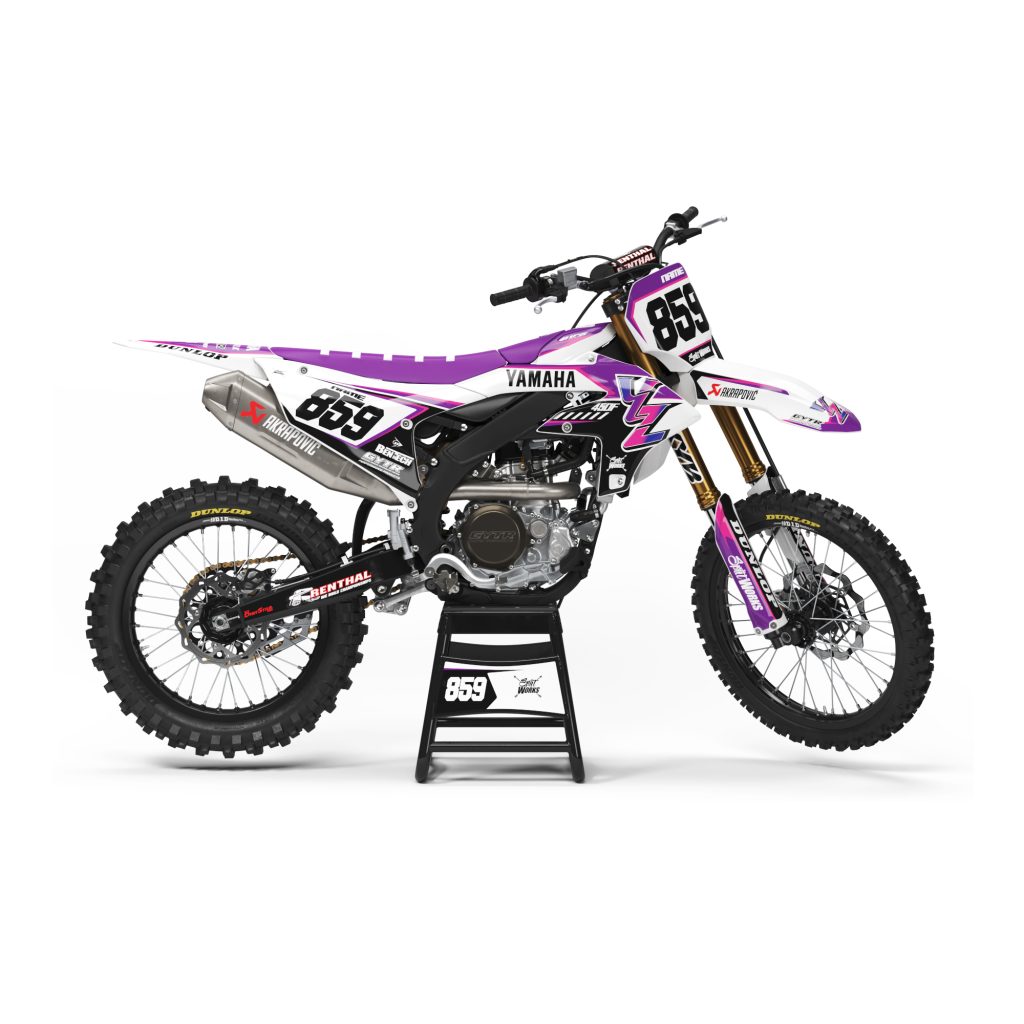 Kit déco motocross semi personnalisé pour YAMAHA